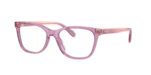 COACH Optical Glasses Transparent Amethyst