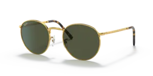 Ray-ban Round Frame Sunglasses - Or
