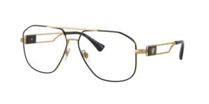 Versace Ve1287 Eyeglasses - Black,gold