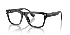 Burberry Burberry Rectangle Eyeglasses Noir