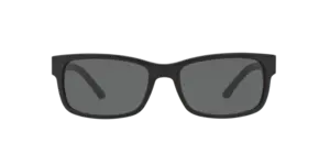 SFEROFLEX Acetate Rectangle Sunglasses - Black