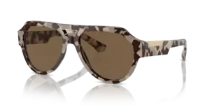 Dolce & Gabbana Dg4466 Sunglasses - Havana Y Beige