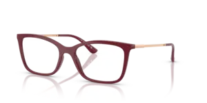 VOGUE EYEWEAR Full Rim Square Frame Eyeglasses - Full Cherry