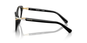 SWAROVSKI Acetate Cat-eye Eyeglasses - Black