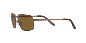 SFEROFLEX Rectangle Sunglasses Dark Brown