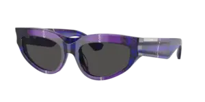 Burberry Cat Eye Sunglasses - Check Violet