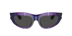 Burberry Cat Eye Sunglasses - Check Violet