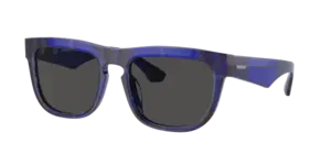 Burberry Square Sunglasses - Check Blue