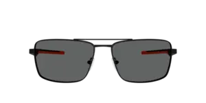 SCUDERIA FERRARI Rectangle Sunglasses - Matte Black