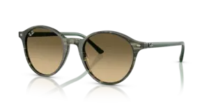 Ray-ban Ray-Ban Round Frame Sunglasses Vert Fantaisie Ombré Transparent
