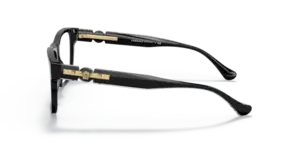 Versace Ve3303 Rectangular Eyeglasses - Black
