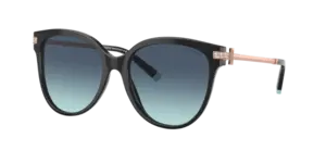 Tiffany & Co. Havana On Blue Sunglasses - Black