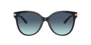 Tiffany & Co. Havana On Blue Sunglasses - Black