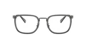 COACH Square Frame Eyeglasses - Transparent Grey