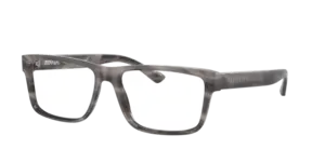 FERRARI Rectangle Optical Glasses Striped Grey