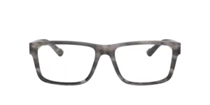 FERRARI Rectangle Optical Glasses - Striped Grey