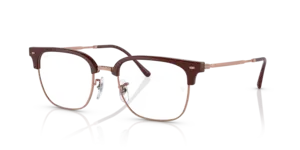 Ray-ban Eyeglasses - Burdeos Sobre Oro Rosa