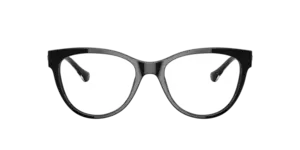 Versace Ve3304 Cat Eye Eyeglasses - Black