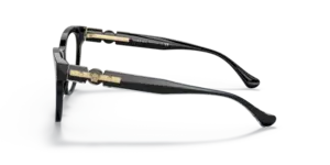 Versace Ve3304 Cat Eye Eyeglasses - Black
