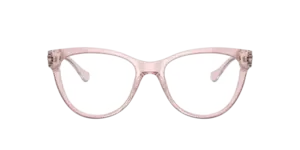 Versace Ve3304 Cat Eye Eyeglasses - Transparent Pink