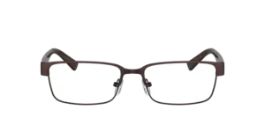 Armani Exchange Armani Exchange Rectangle Eyeglasses Brown