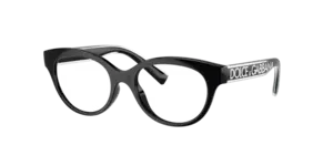 Dolce & Gabbana Phantos Eyeglasses - Black