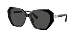 SWAROVSKI Irregular Sunglasses - Black