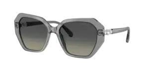 SWAROVSKI Irregular Sunglasses - Transparent Grey
