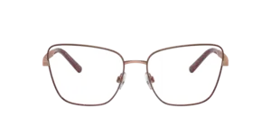 Dolce & Gabbana Butterfly Eyeglasses - Pink Gold,matte Bordeaux