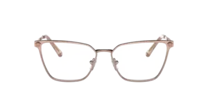 Versace Rose Gold Tone Eyewear For Women
