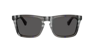Burberry Square Frame Sunglasses - Check Lichen