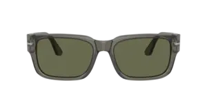 Persol Rectangle Sunglasses - Transparent Taupe Gray