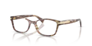 COACH Hc6065 Eyeglasses - Light Brown Confetti Tortoise