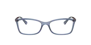 VOGUE Full Rim Pillow Eyeglasses - Transparent Blue