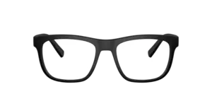 Armani Exchange Square Eyeglasses - Matte Black