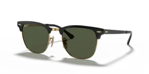 Ray-ban Clubmaster Sunglasses - Noir Sur Or