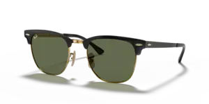 Ray-ban Clubmaster Sunglasses - Noir Sur Or