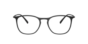 Giorgio Armani Square Eyeglasses - Matte Black