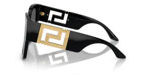 Versace Rectangle Sunglasses - Black