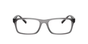Armani Exchange Optical Glasses - Shiny Transparent Grey