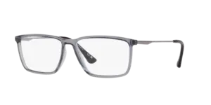 LENSCRAFTERS Rectangle Eyeglasses - Gris Traslúcido
