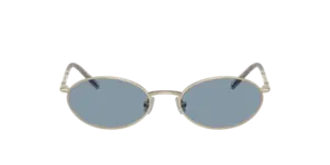 Brunello Cucinelli Oval Frame Sunglasses - Gold
