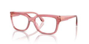 Michael Kors Square Eyeglasses - Rosáceo Traslúcido