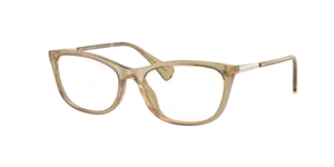 Ralph Lauren Oval Eyeglasses - Shiny Transparent Beige