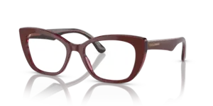 Dolce & Gabbana Full Rim Cat Eye Frame - Burdeos,burdeos Traslúcido