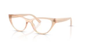 VOGUE EYEWEAR Full Rim Cat Eye Eyeglasses - Transparent Peach