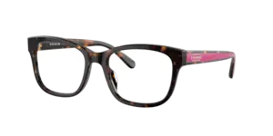 COACH Eyeglasses Square Frame - Dark Tortoise