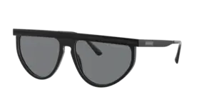 Giorgio Armani Oval Sunglasses - Noir Mat