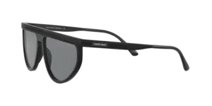 Giorgio Armani Oval Sunglasses - Noir Mat