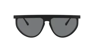 Giorgio Armani Oval Sunglasses - Noir Mat